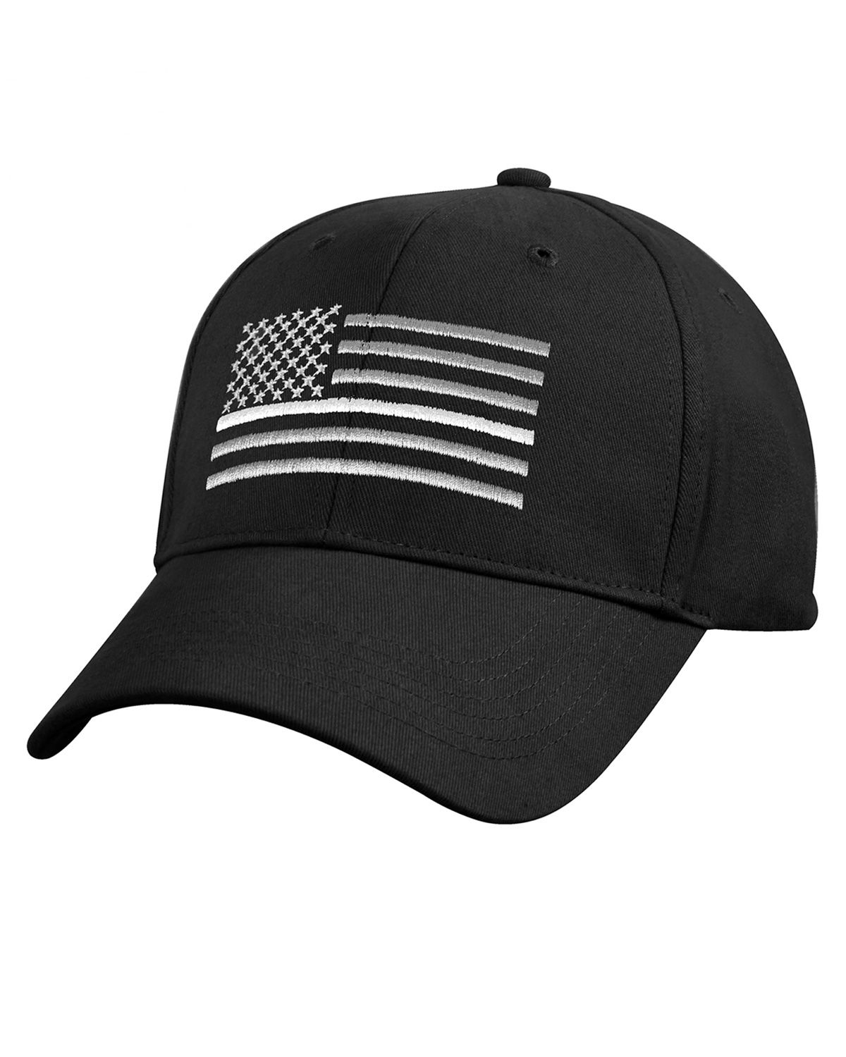 Rothco 7773 | Rothco Thin White Line Flag Low Pro Cap