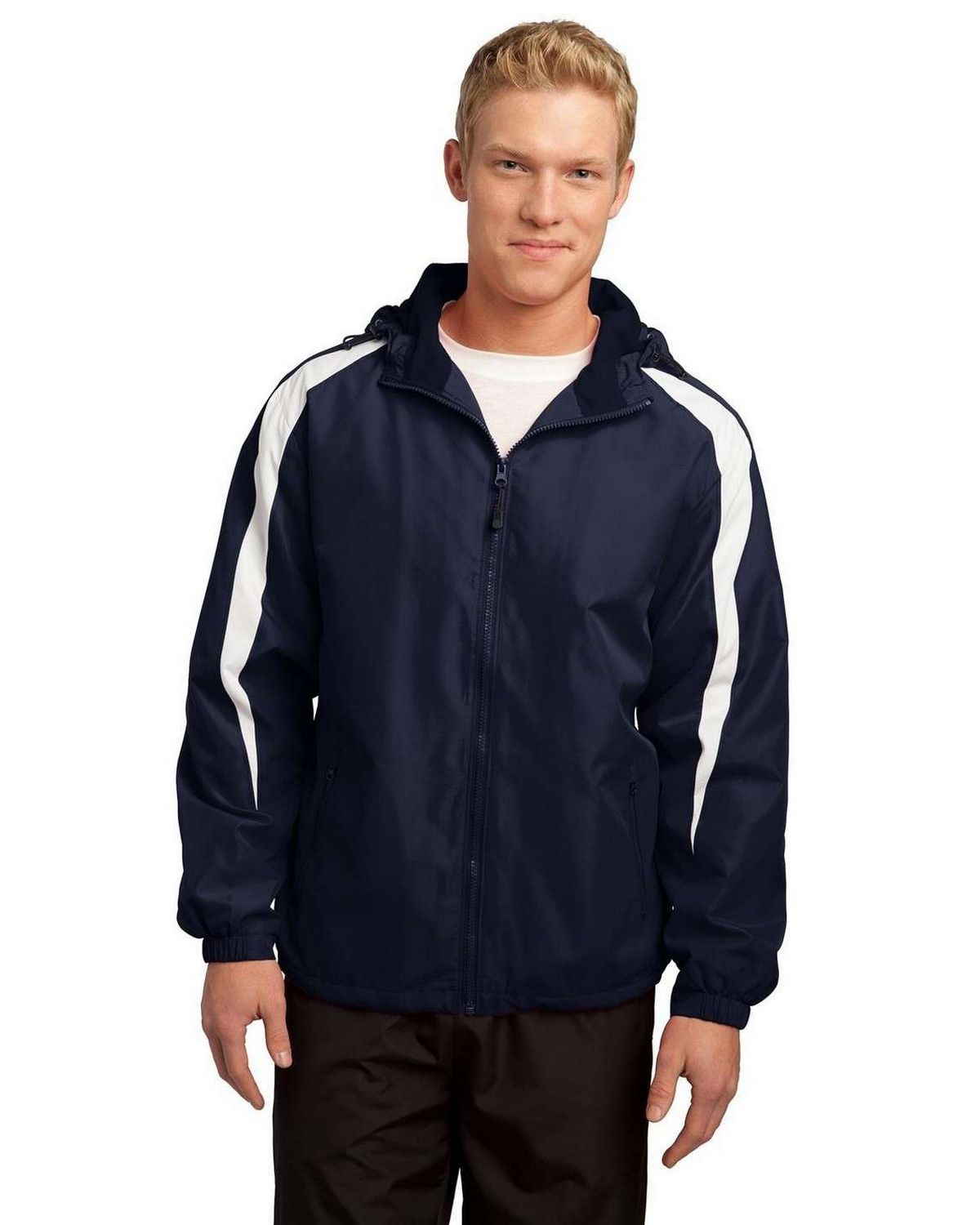 Sport-Tek JST81 Men's Fleece-Lined Colorblock Jacket