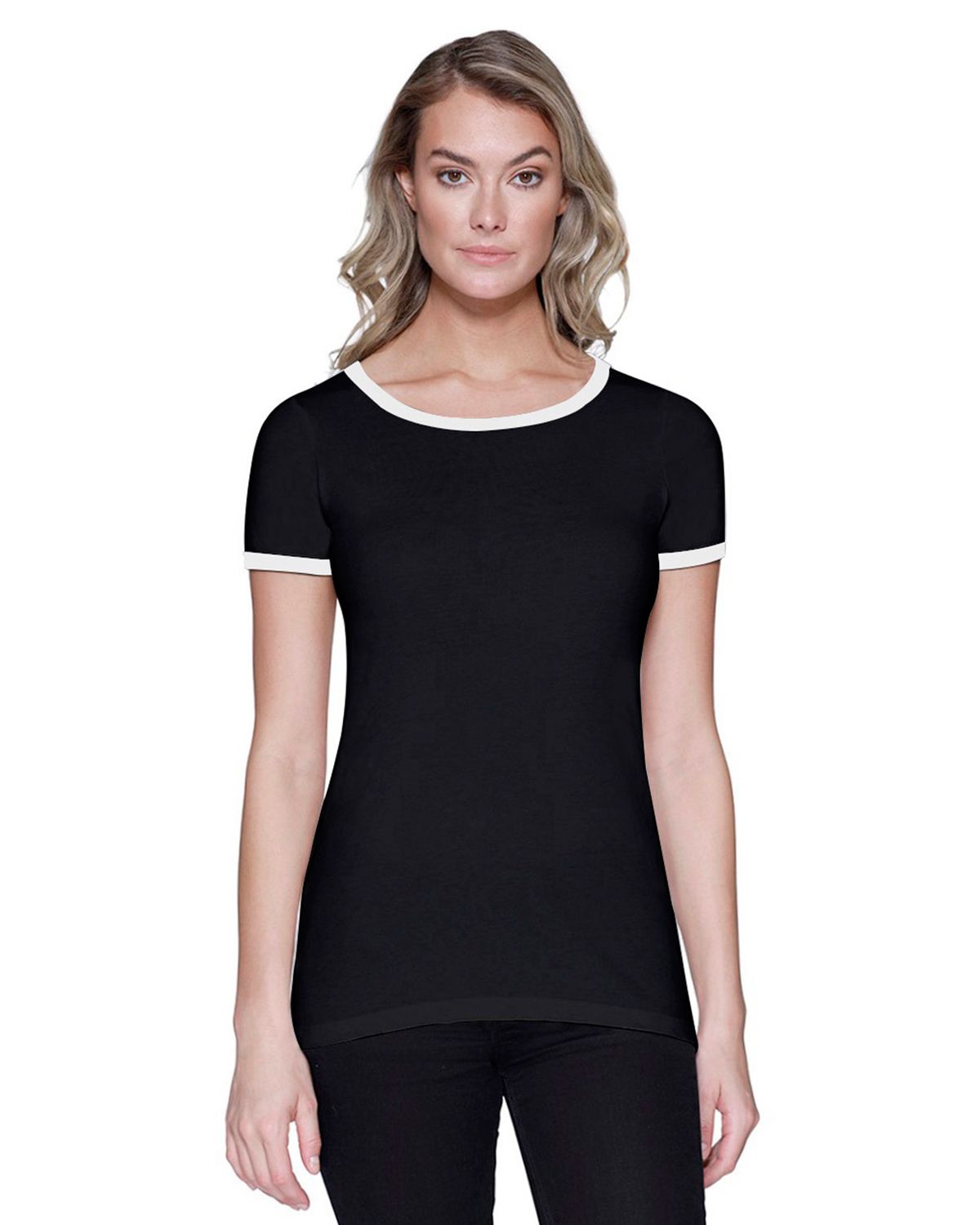 StarTee ST1431 | Startee ST1431 Women's CVC Ringer T-Shirt