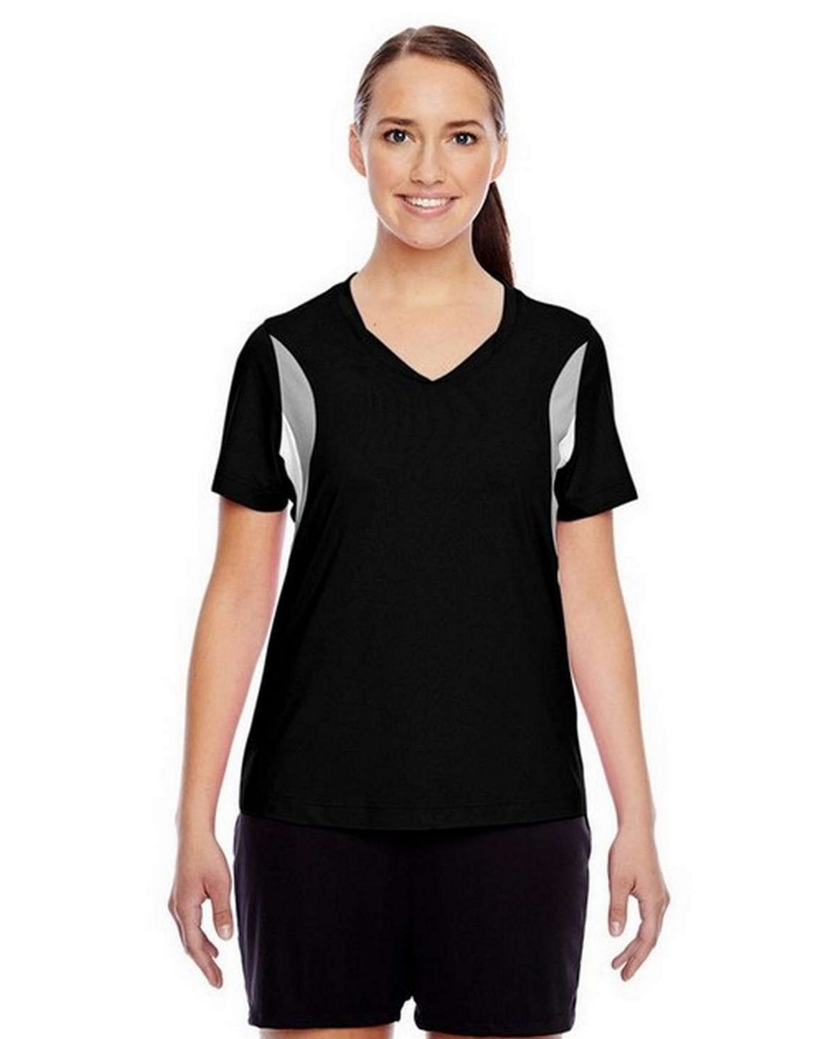 Team 365 TT10W | Team 365 TT10W Women's Short-Sleeve V-Neck All Sport ...