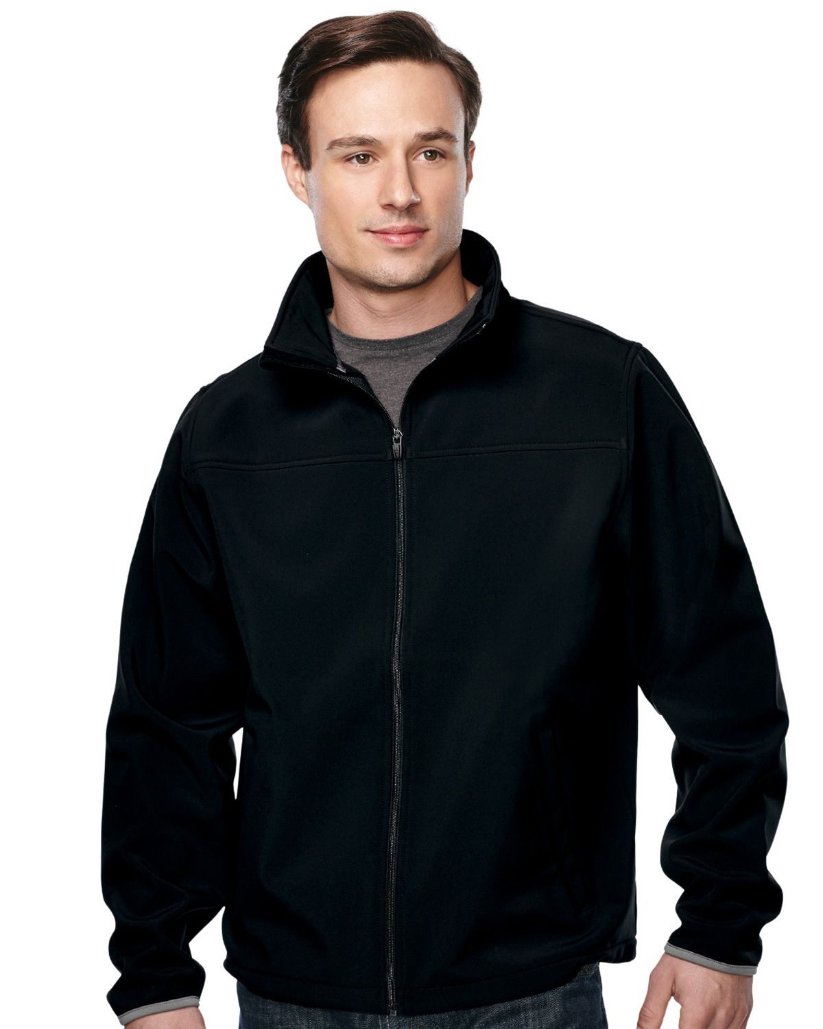 Tri-Mountain Performance J6380 Men's Jacket With Top Yoke And Slash Pocket