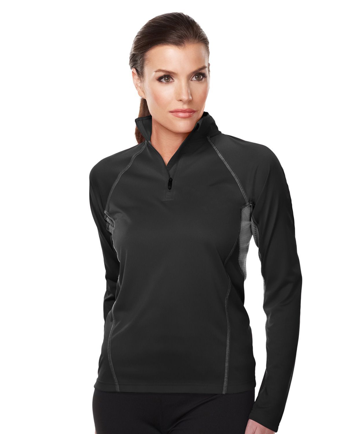Tri-Mountain Performance KL613 Women's 100% Polyester 1/4 Zip Pullover