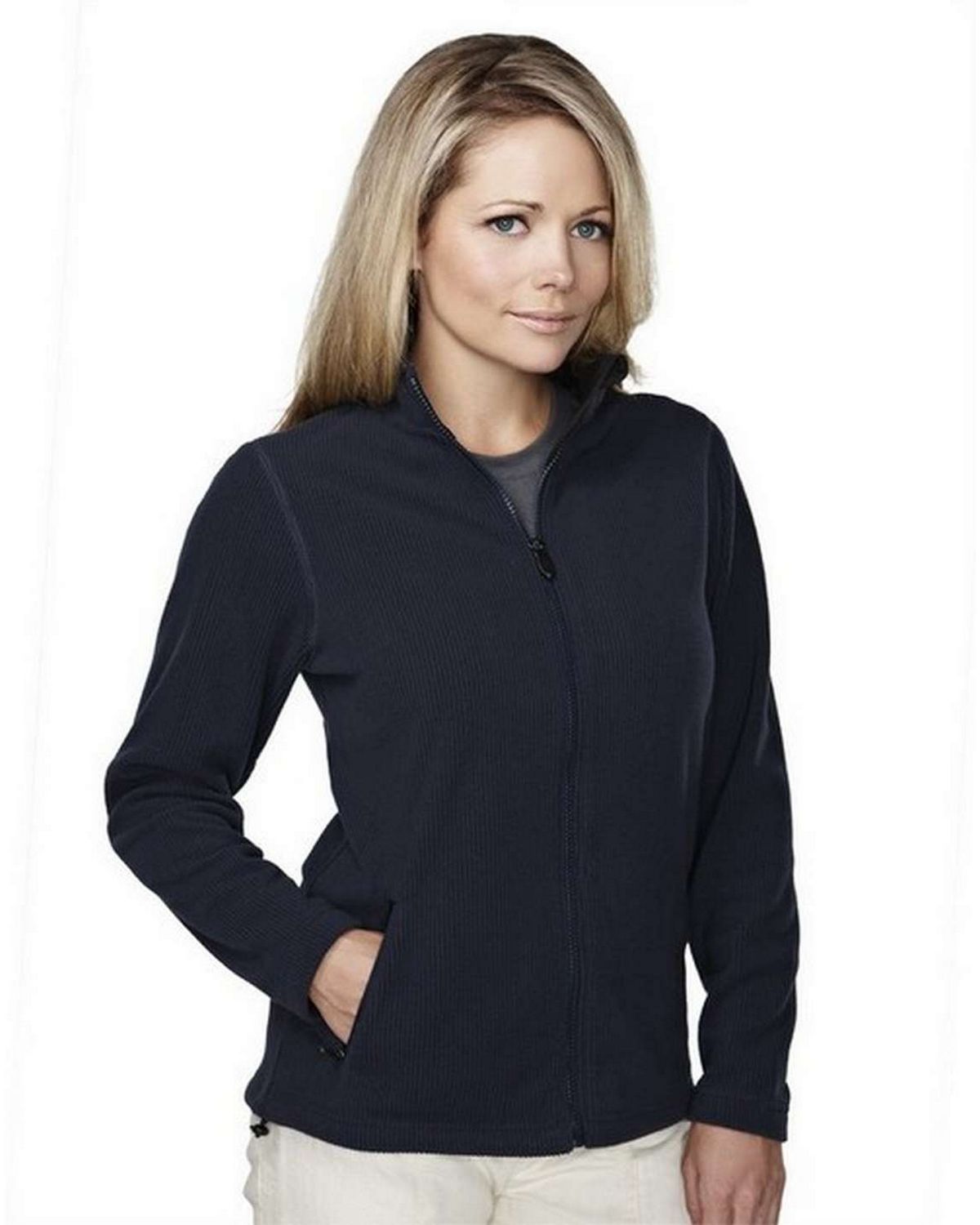 Tri-Mountain 7815 Women's 100% Polyester Brushed Back Fleece Jacket