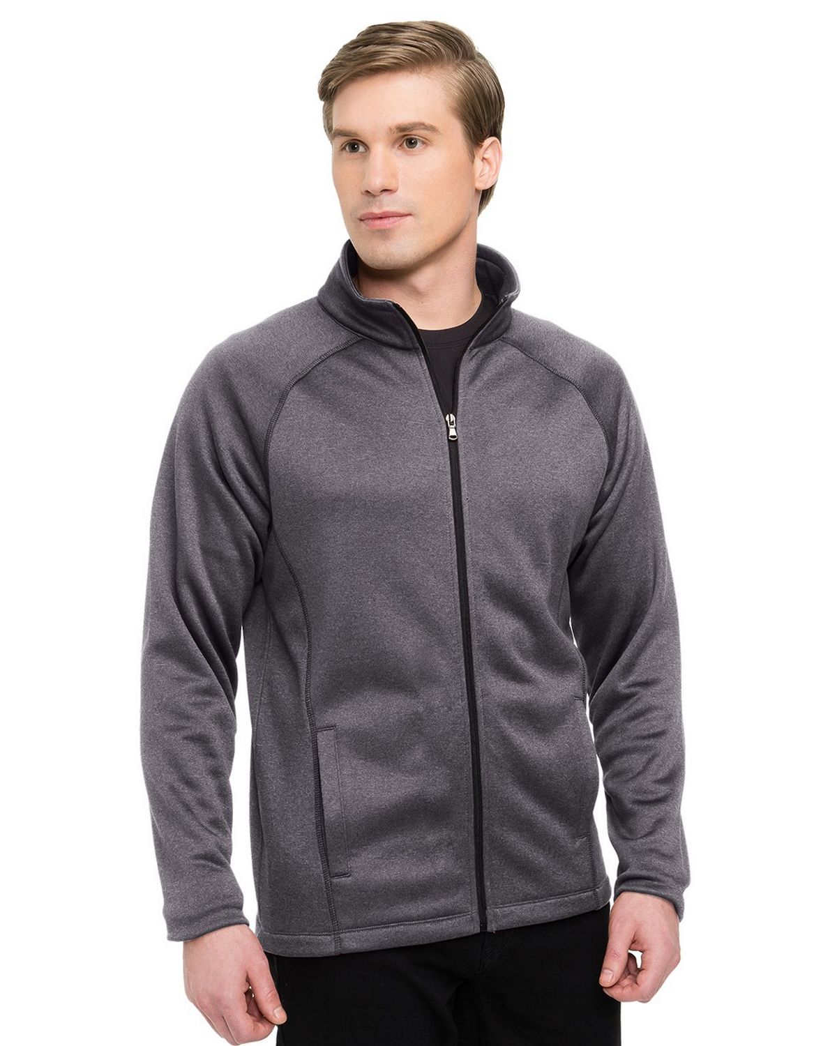 Tri-Mountain Performance F7370 Men’s 100% Polyester Full Zip Jacket