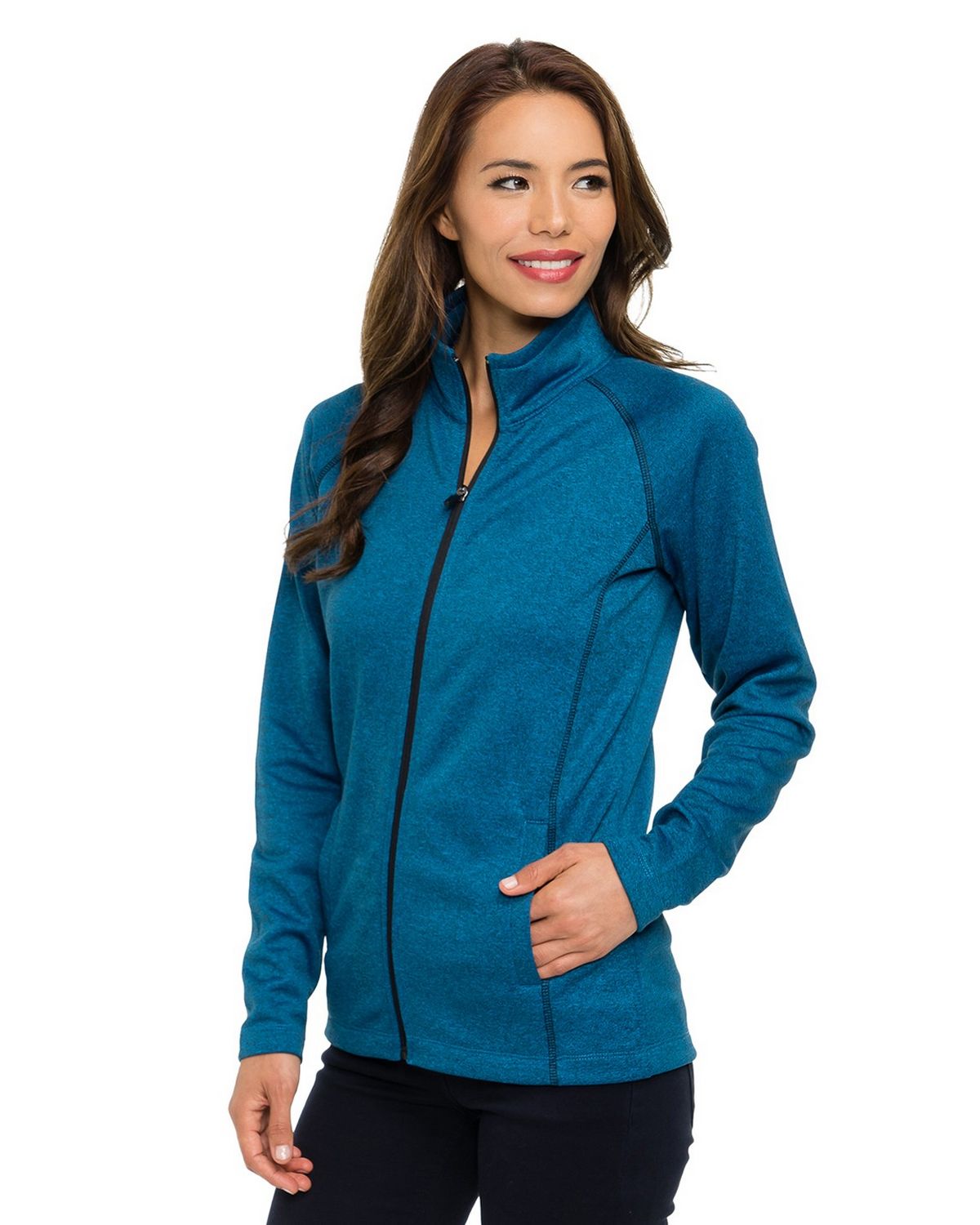 Tri-Mountain Performance FL7370 Women’s 100% Polyester Full Zip Jacket