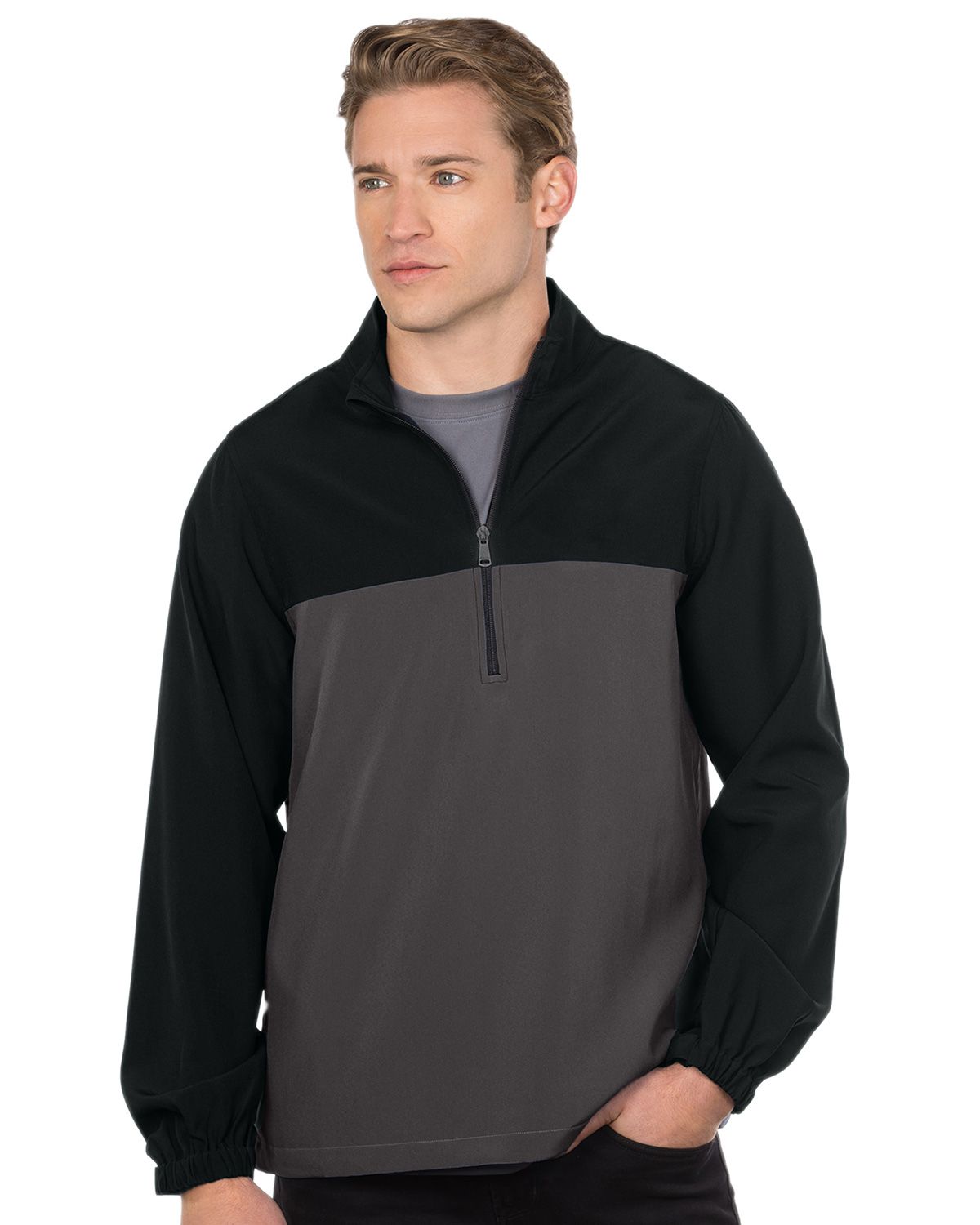 Tri-Mountain J2080 Men's Half-Zip Windshirt