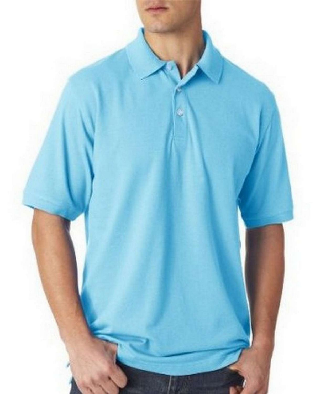 UltraClub 7500 Mens Classic Platinum Polo