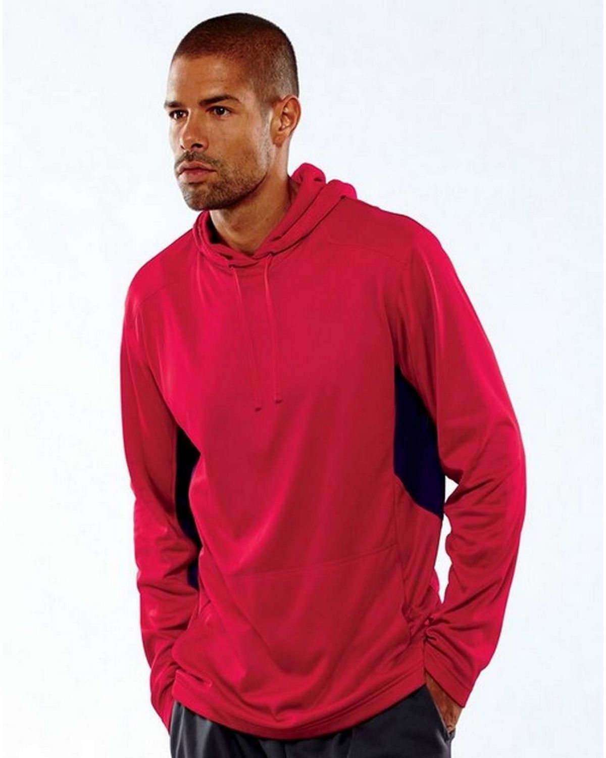 Ultraclub 8231 Adult Cool & Dry Sport Hooded Pullover