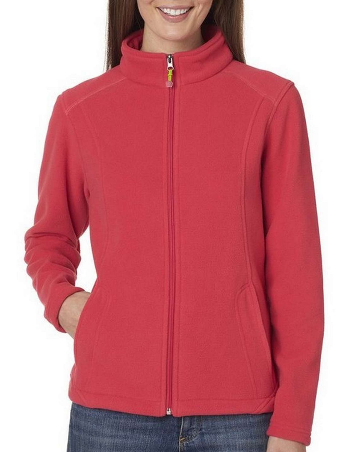 Ultraclub 8498 Women's Micro Fleece Full Zip Jacket