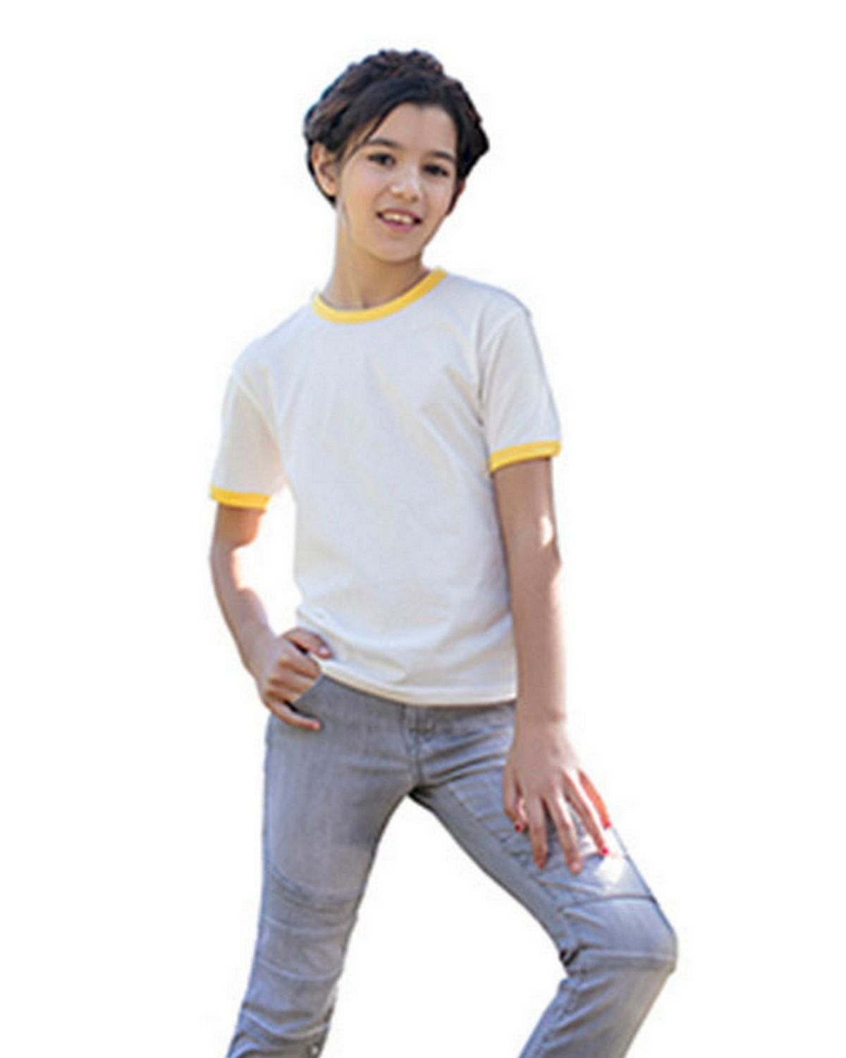 US Blanks US2609K | Us Blanks US2609K Youth Classic Ringer T-Shirt