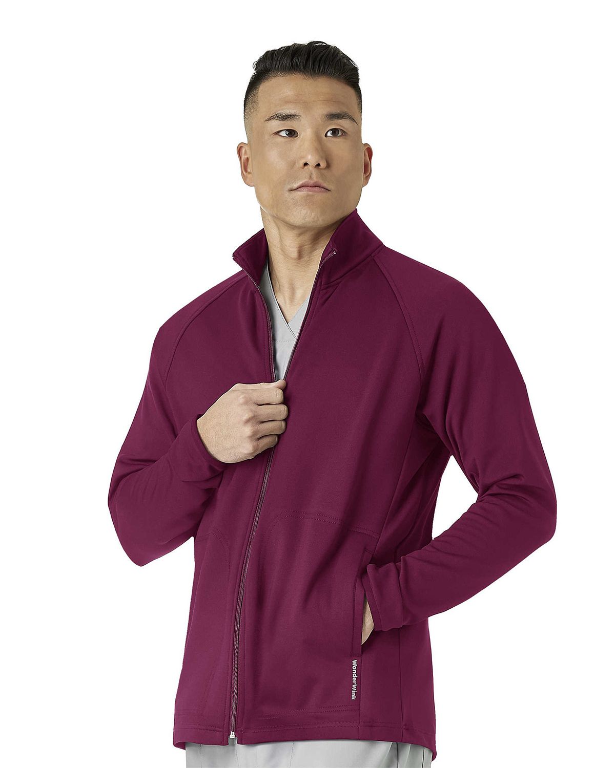 Wonderwink 8309 Men's Fleece Full Zip Jacket