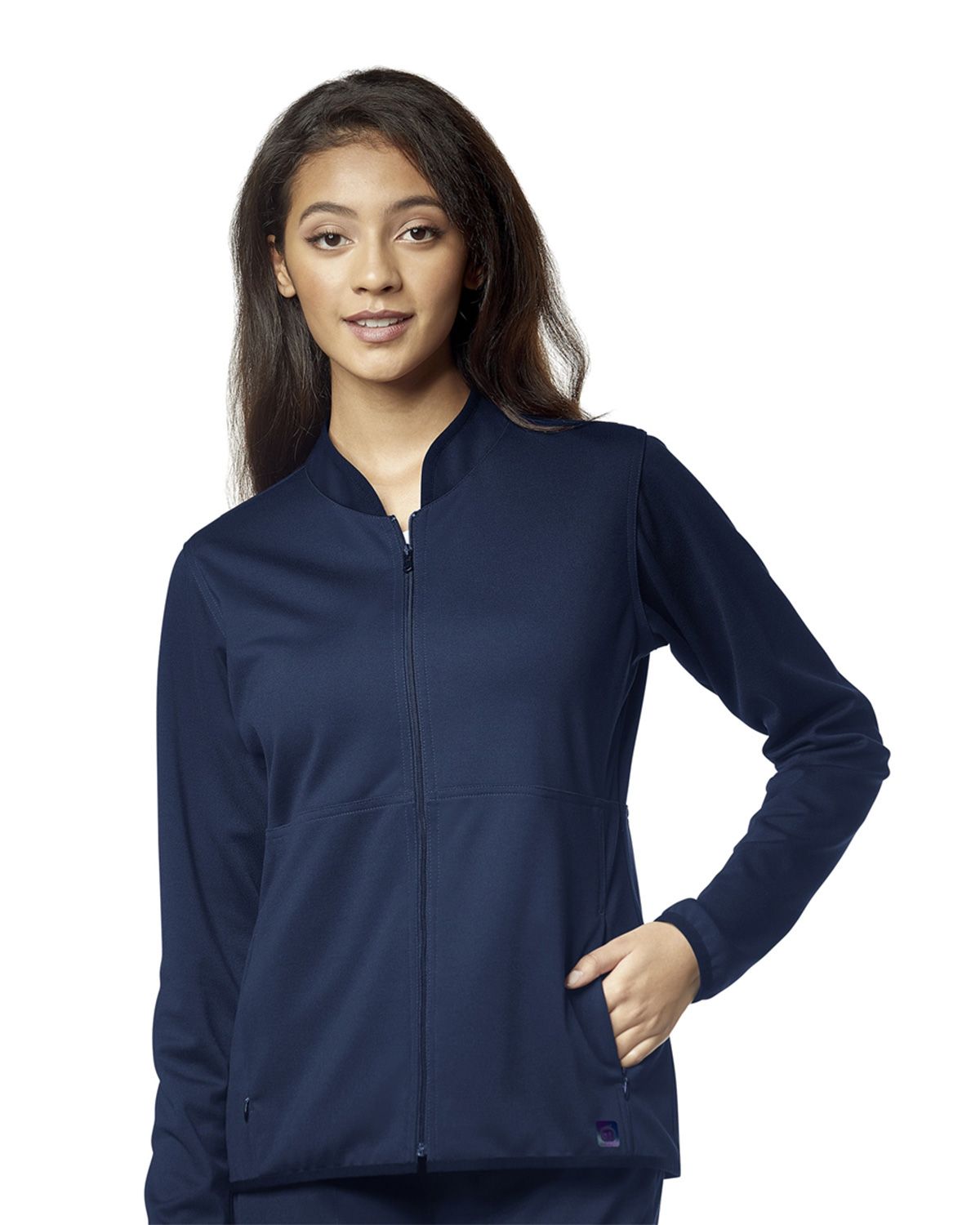 WonderWink 8919 Women's Ponte Knit Warm Up Jacket