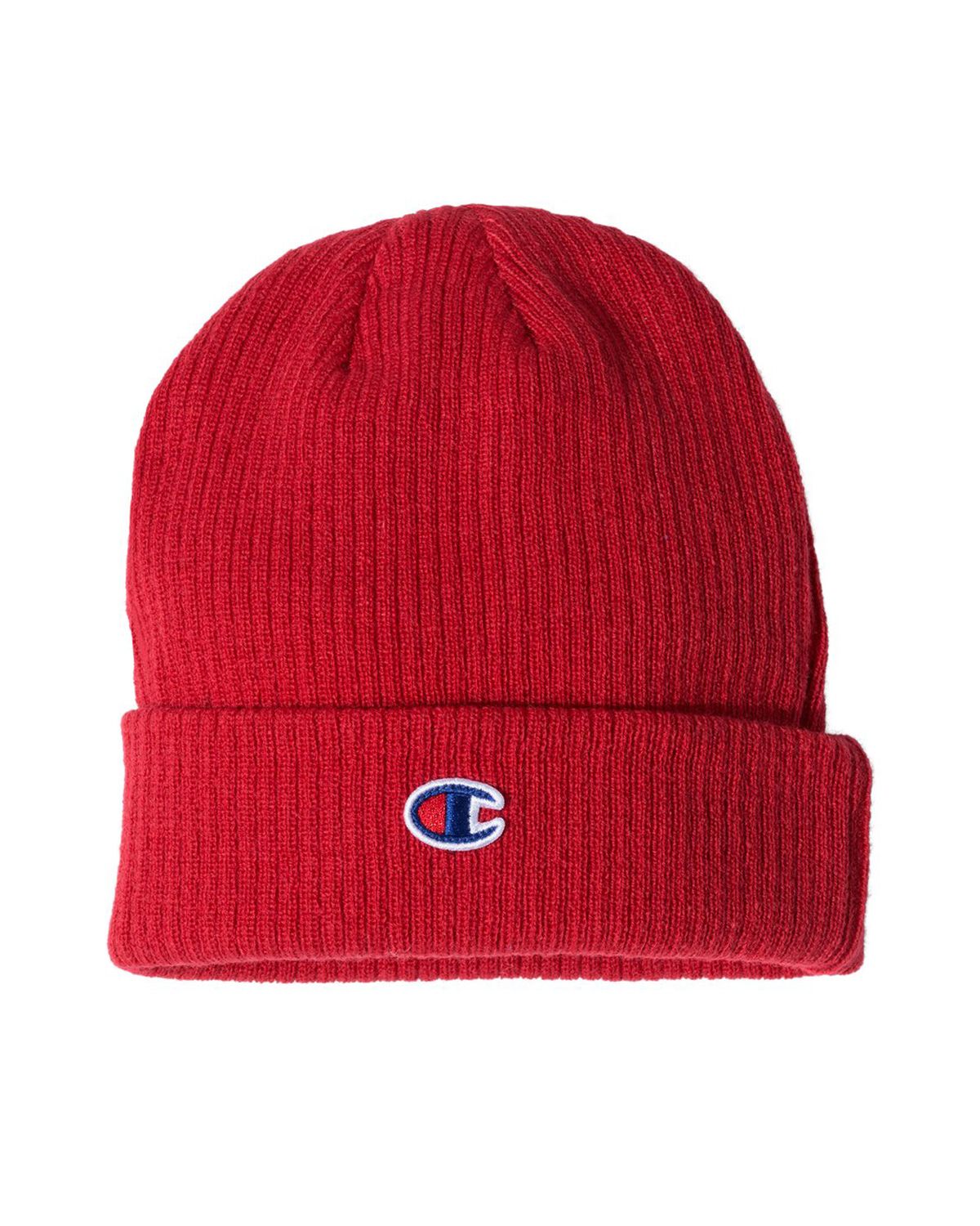Champion CS4003 Ribbed Knit Cap - Shop at ApparelnBags.com