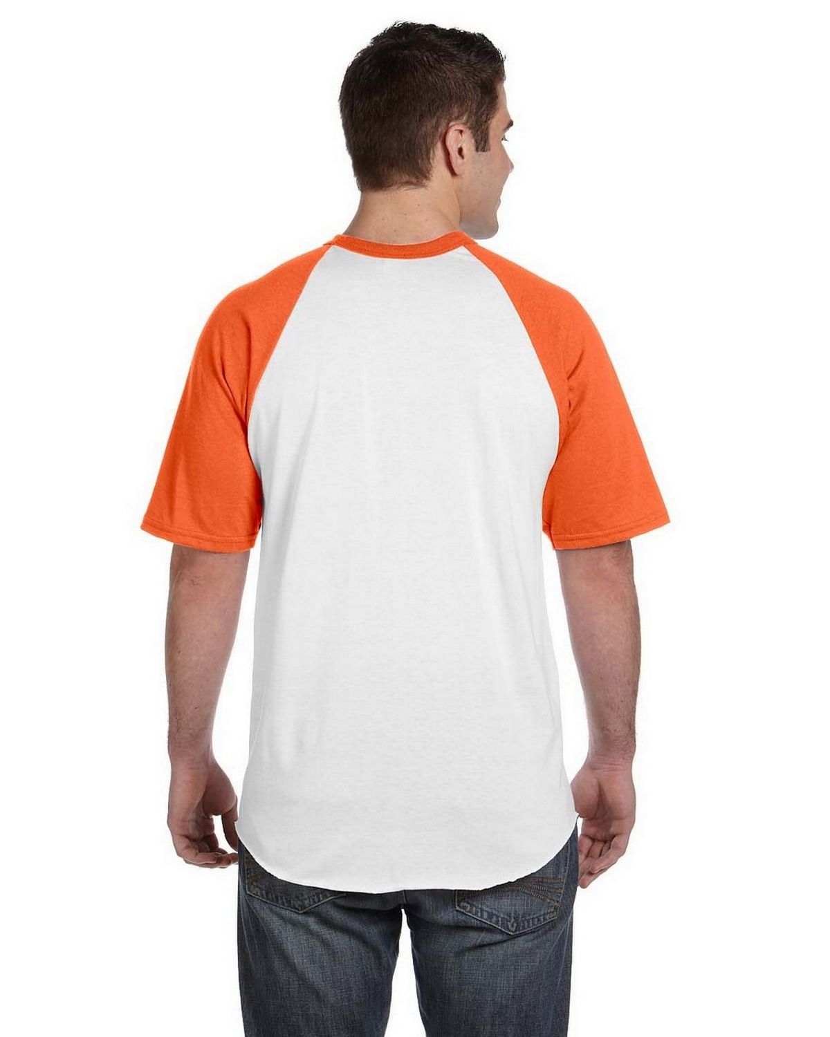 Augusta Sportswear 423 50 50 Short Sleeve Raglan T Shirt