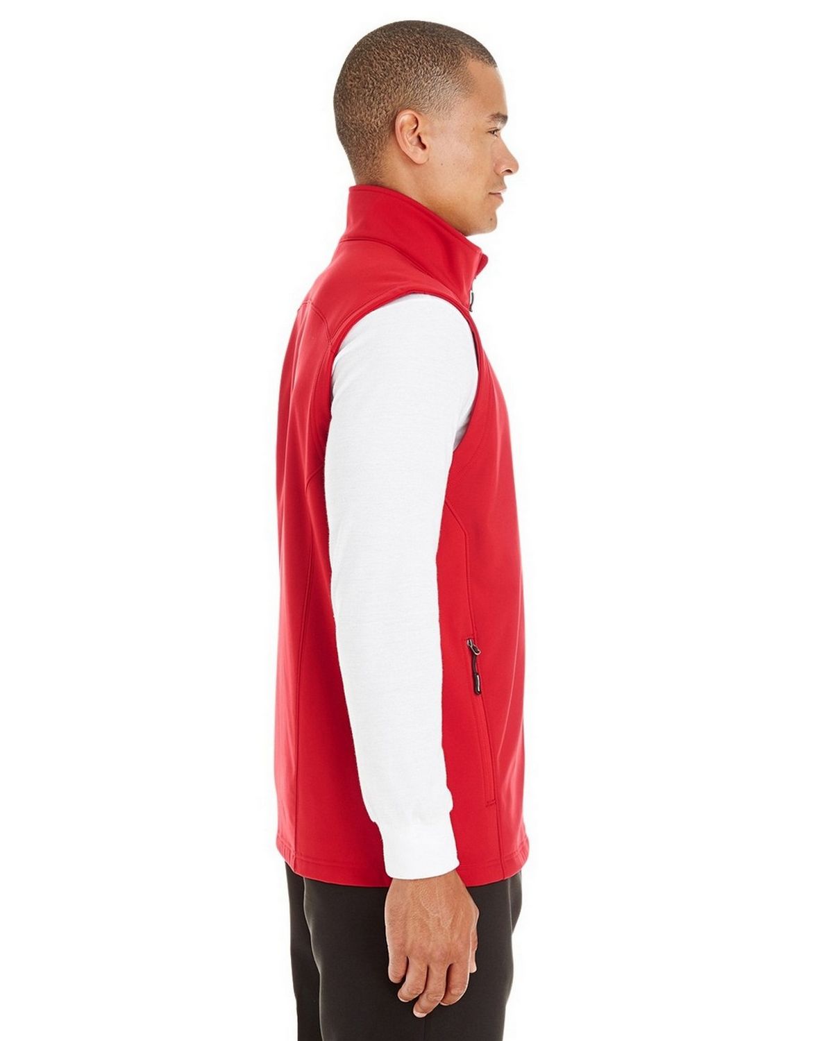 Core365 CE701 Mens Cruise Two-Layer Fleece Bonded Soft Shell Vest