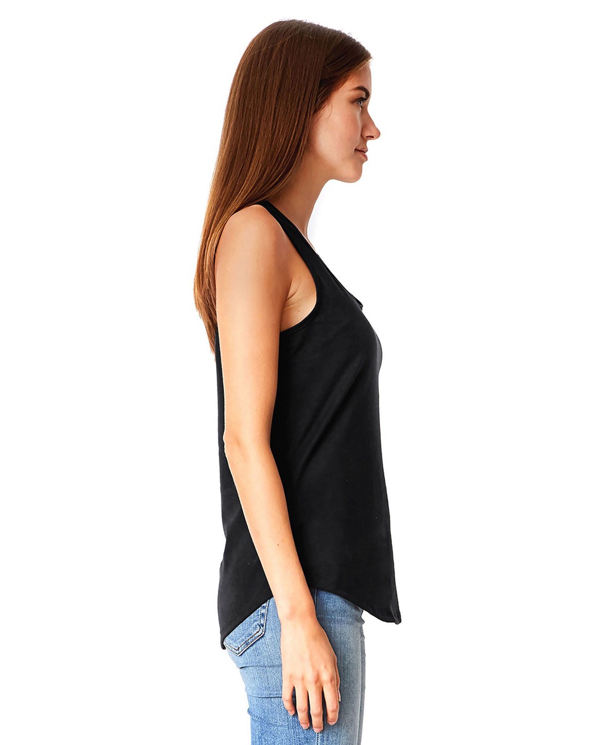 Next Level 6338 Ladies Gathered Racerback Tank