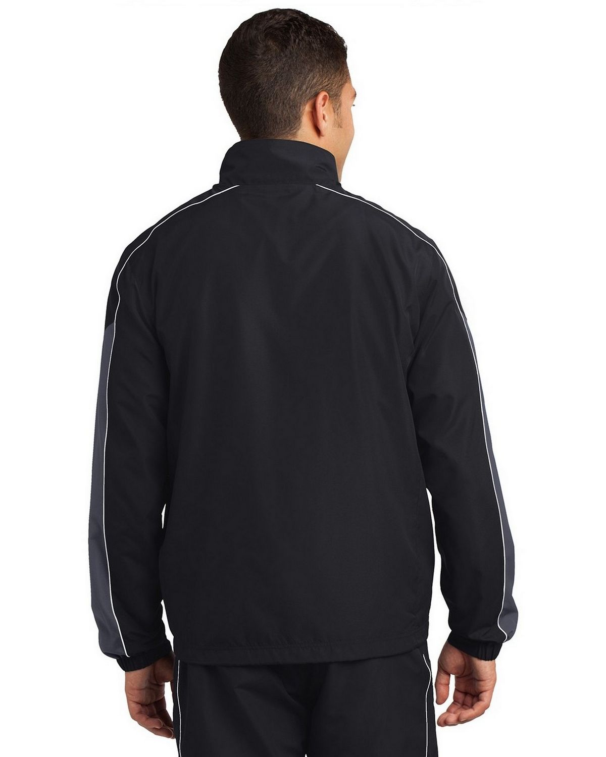 Sport-Tek JST61 Piped Colorblock Wind Jacket